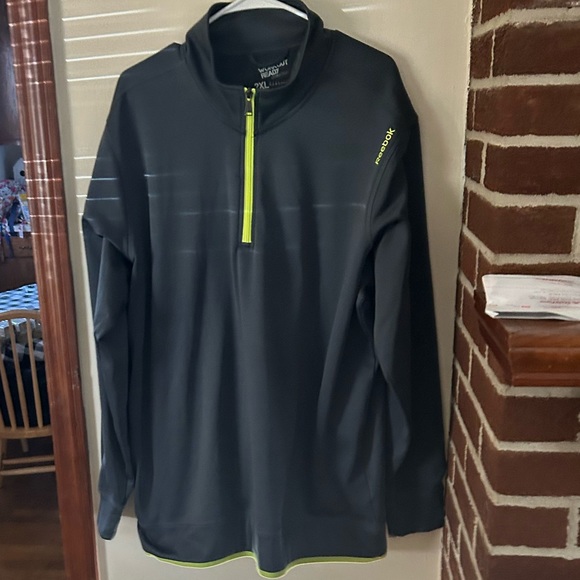 Reebok | Jackets & Coats | Reebok Workout Ready Gray Quarter Zip Jacket ...